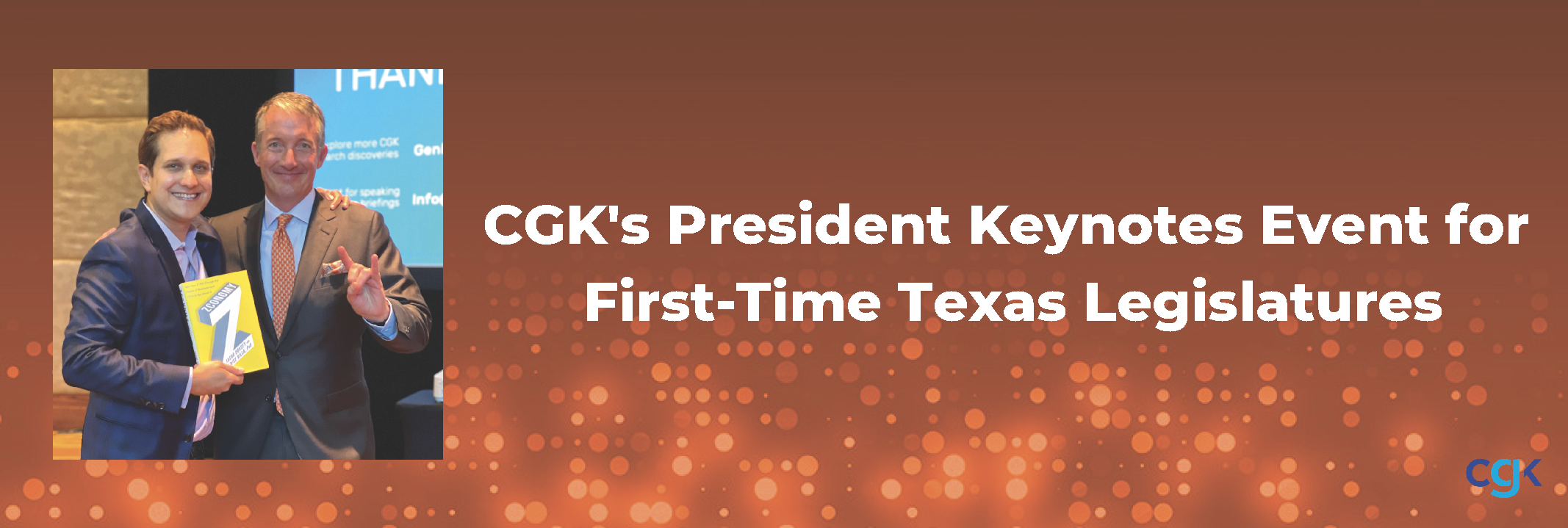 Generations Blog | CGK President Speaks to Texas Legislatures